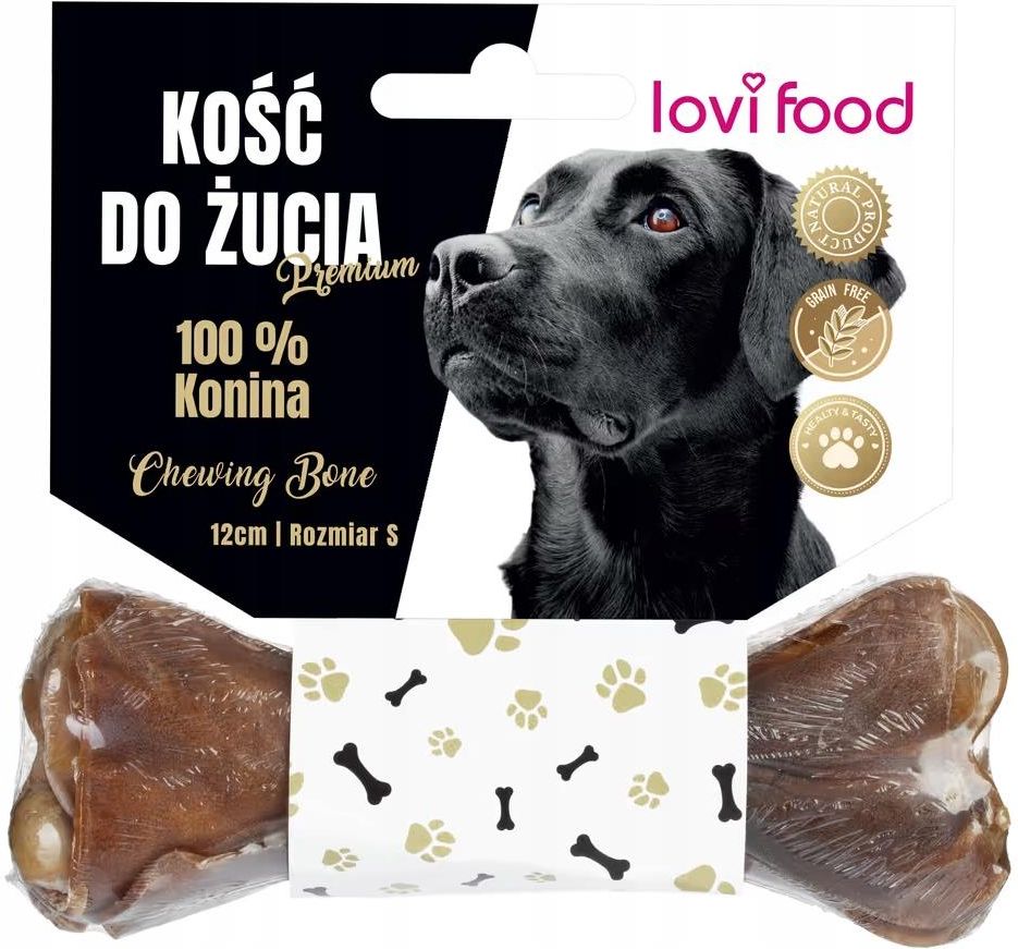 Karma Lovi Food Premium Chewing Bone Horse S Kość Do Żucia Dla Psa 100% ...
