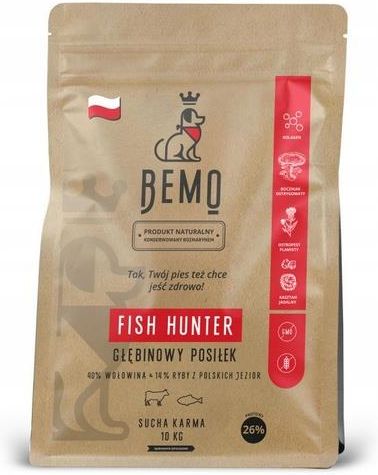 Karma Bemo Fish Hunter Sucha Karma Dla Psów Małe Granulki Ryba 15Kg ...