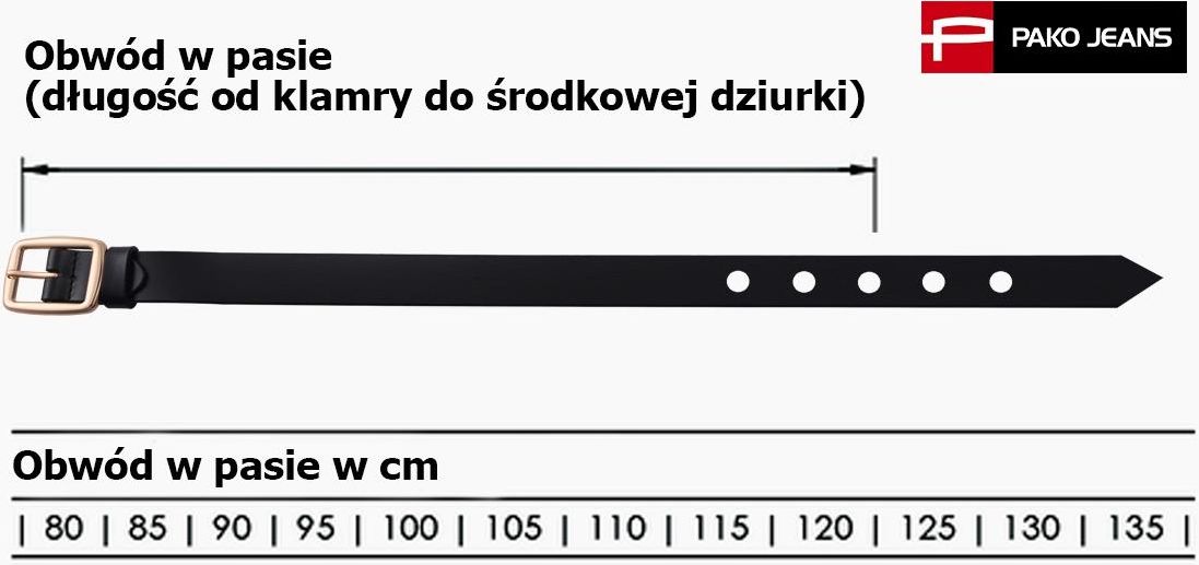 Pasek skórzany męski do spodni do jeansów polski - Ceny i opinie - Ceneo.pl