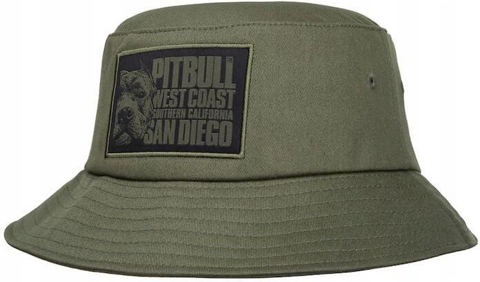Pitbull West Coast Czapka Bucket Hat Blood Dog Oliwkowa Uniwersalna ...