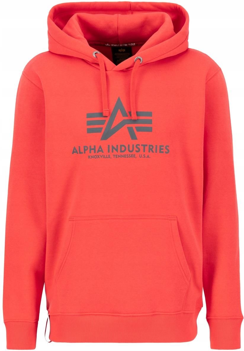 Bluza Alpha Industries Basic Hoody radiant red XL - Ceny i opinie - Ceneo.pl