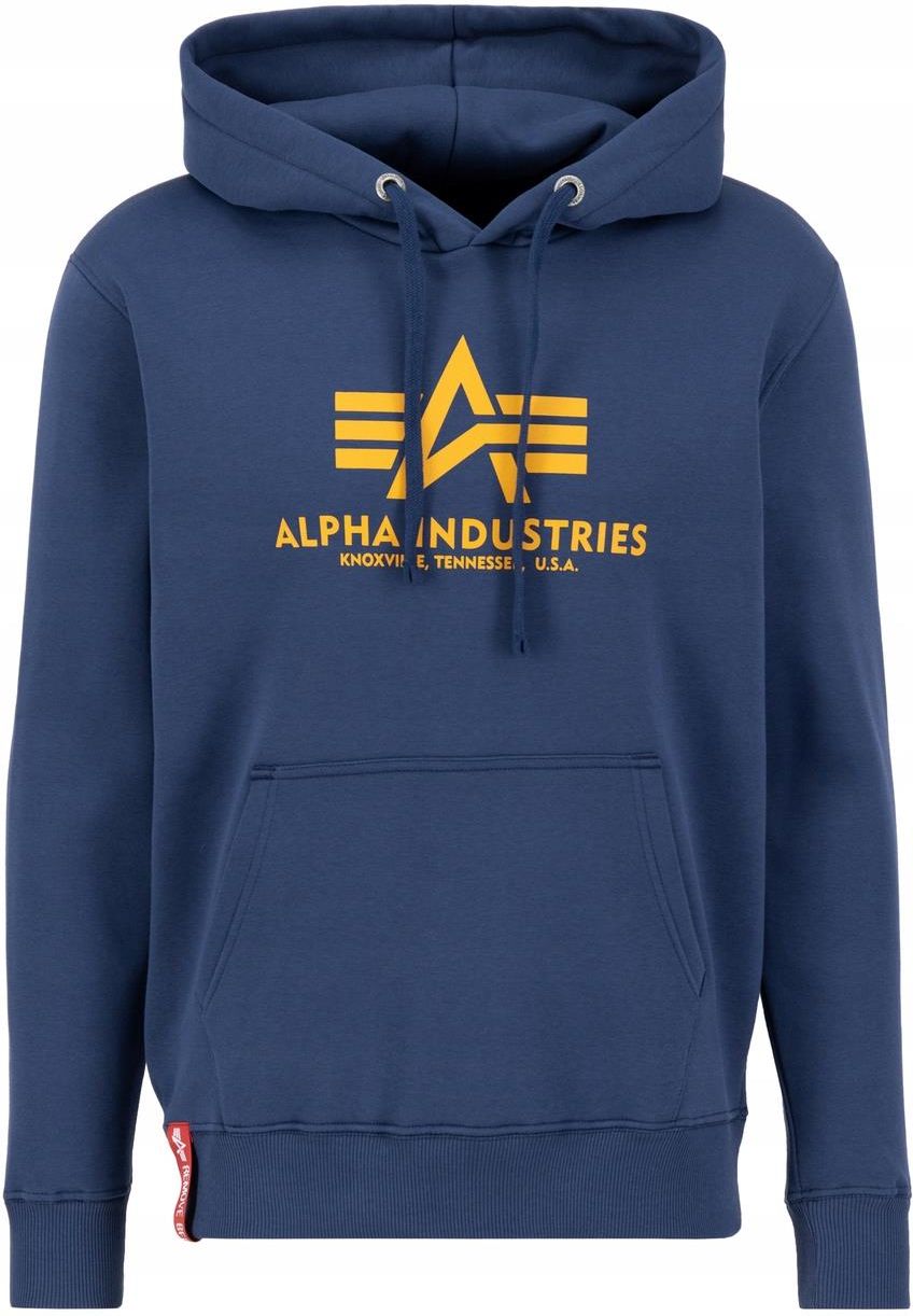 Bluza Alpha Industries Basic Hoody new navy/wheat XXL - Ceny i opinie - Ceneo.pl