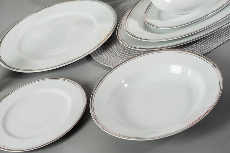 Chodzież Yvonne Platynowa Wstęga G238 Serwis Obiadowy 44/12 - Opinie i ...