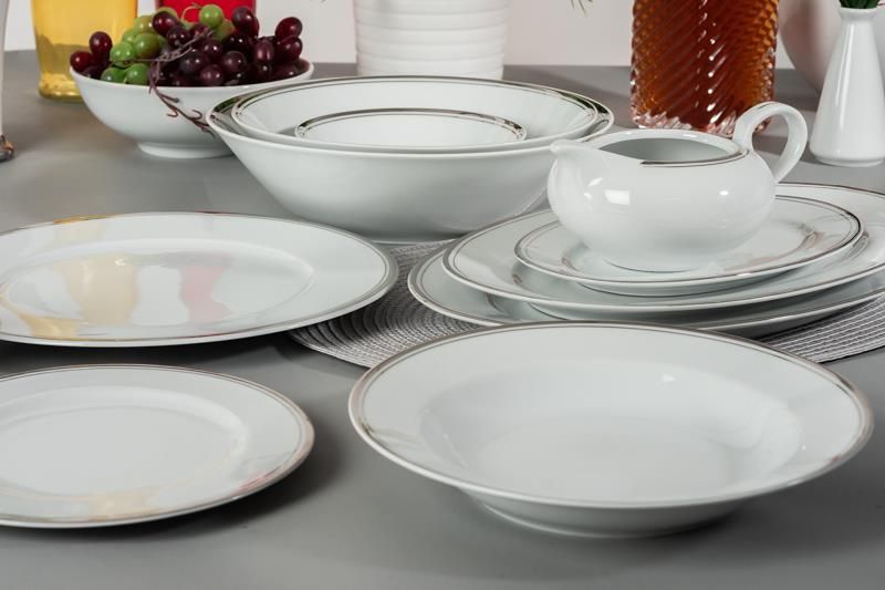 Chodzież Yvonne Platynowa Wstęga G238 Serwis Obiadowy 44/12 - Opinie i ...