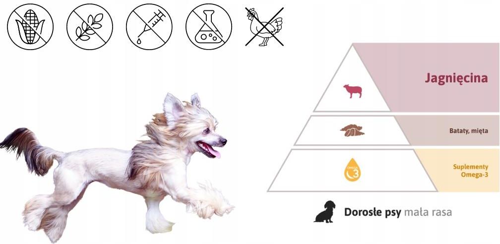 Karma Look4Dog Care Sucha Karma Dla Psa Jagnięcina Mięta Mała Rasa 6Kg ...