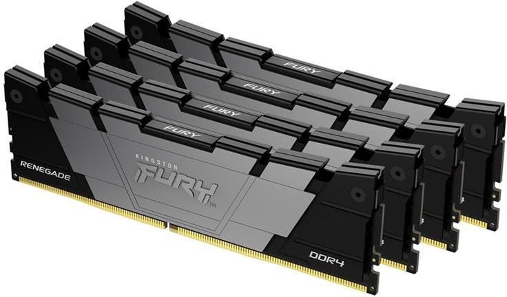 Pamięć RAM Kingston Fury 32GB 3600MT/s DDR4 CL16 DIMM Kit of 4 FURY Renegade Black ...