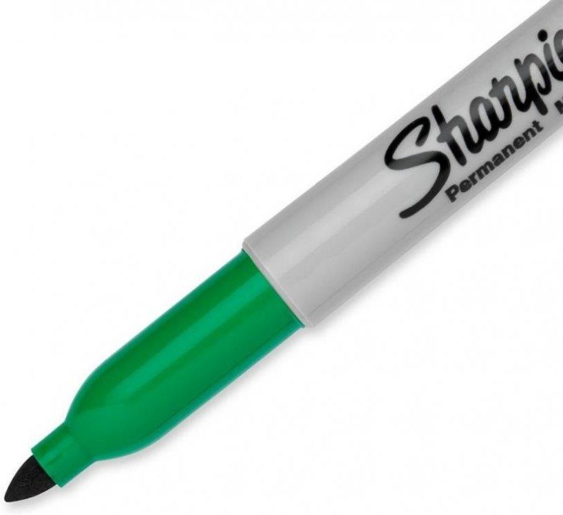 Sharpie Zielony Marker Fine Point Flamaster Pisak Neonowy Flamaster ...