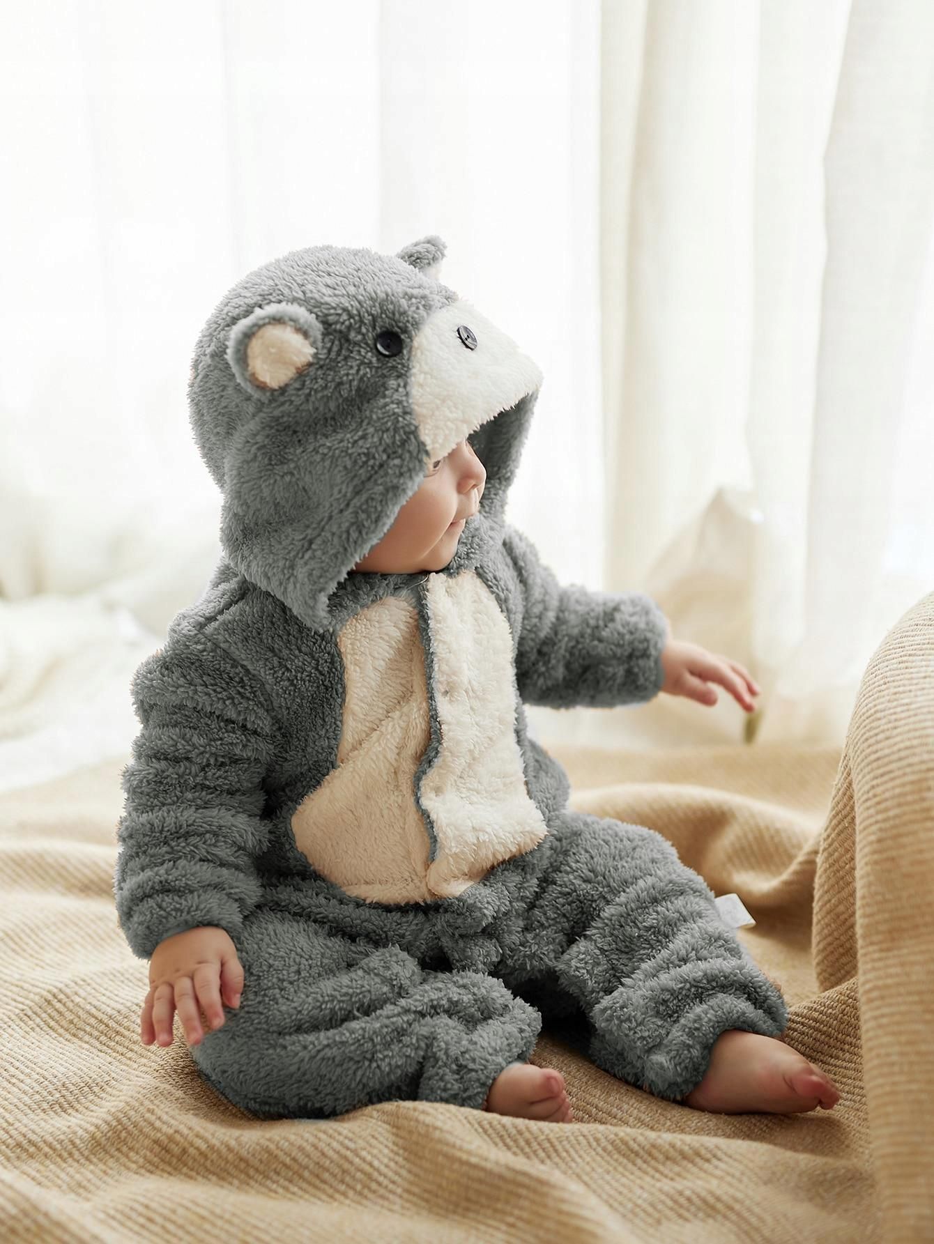 Dziecięcy Kaptur Miś 92 T43110 *shein Pluszowy Kombinezon - Ceny i ...