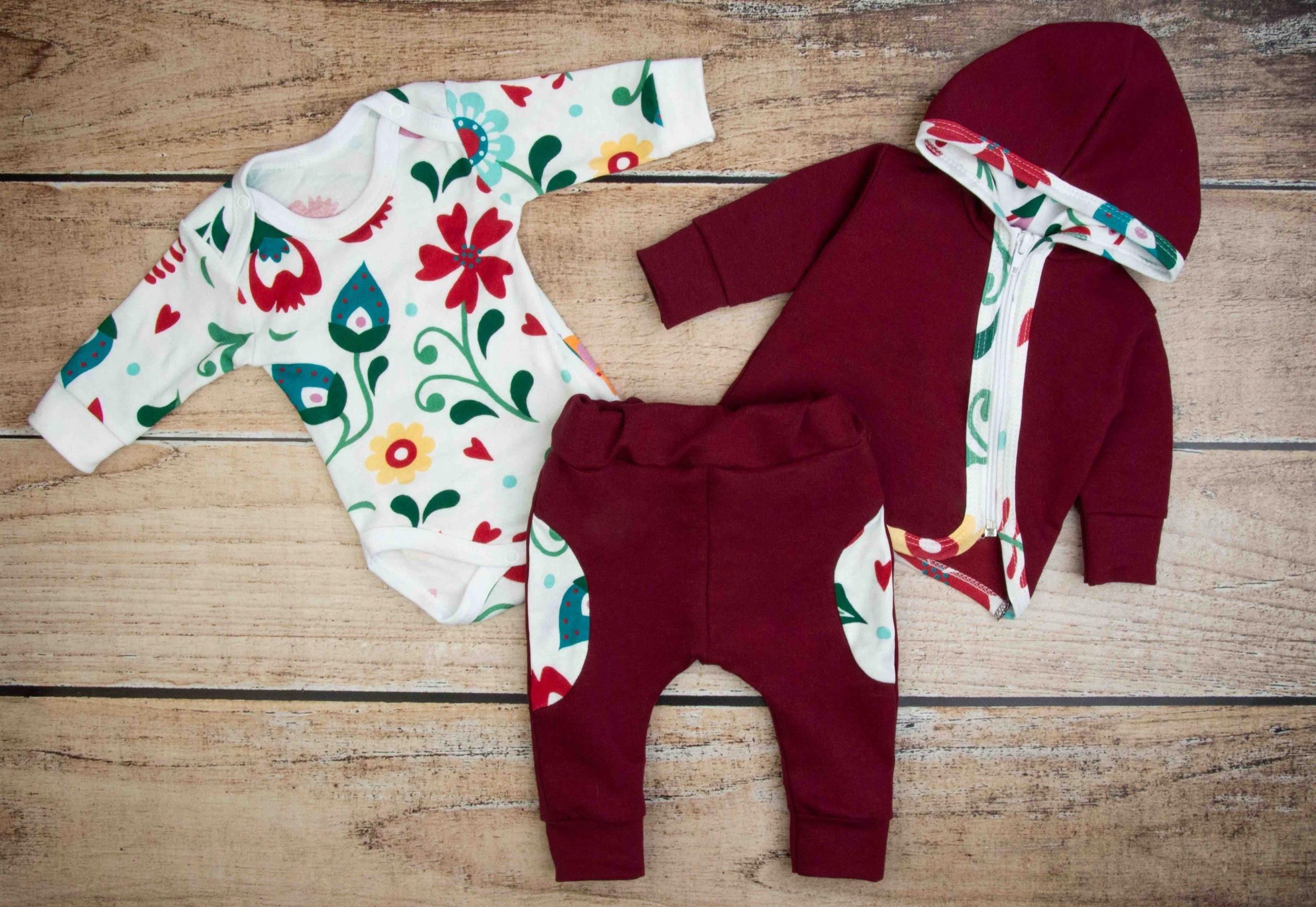 Komplet Dla Noworodka body bluza spodenki Folk 62 - Ceny i opinie ...
