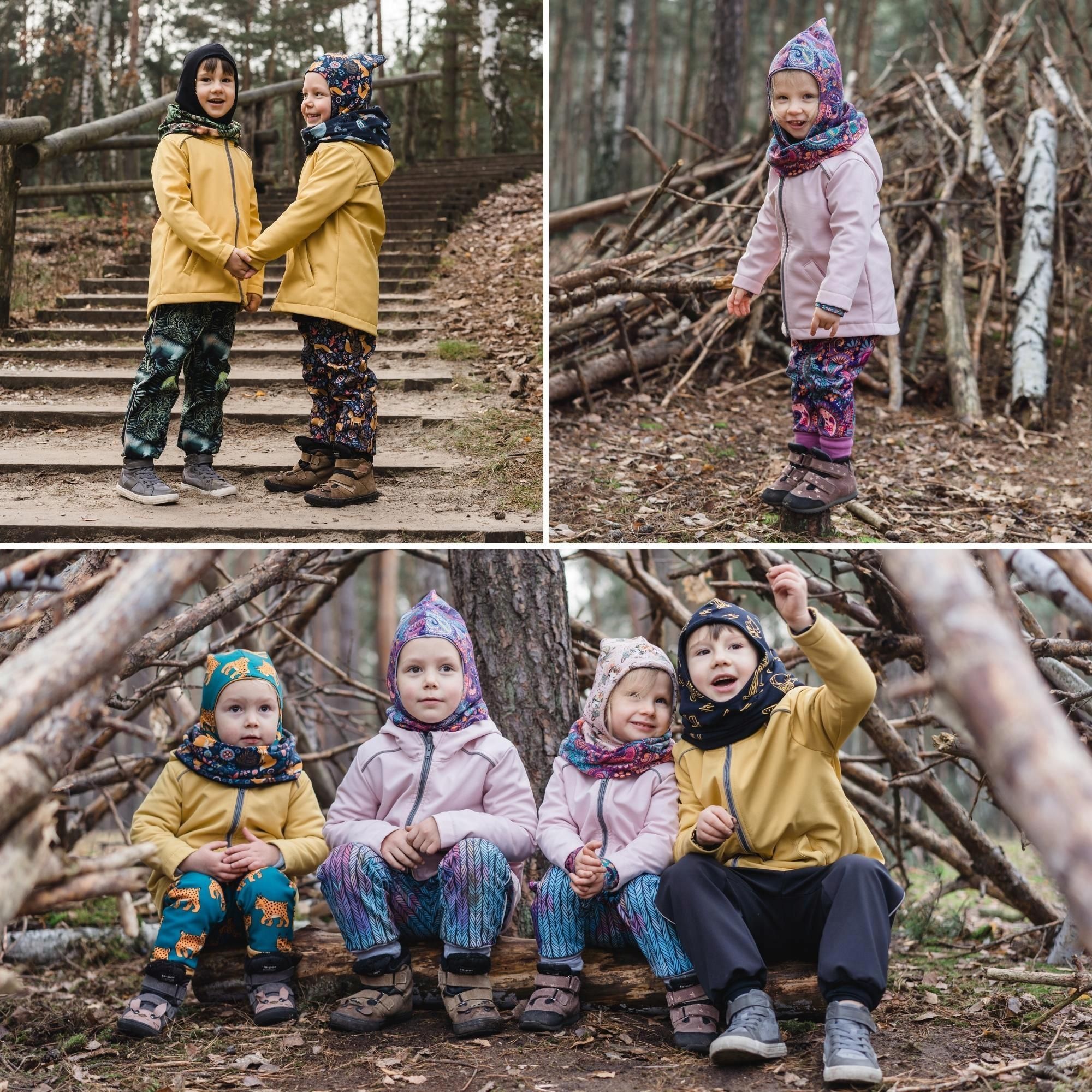 Mamaiti Spodenki softshell na zimę dla dziecka koty 104/110 - Ceny i opinie - Ceneo.pl