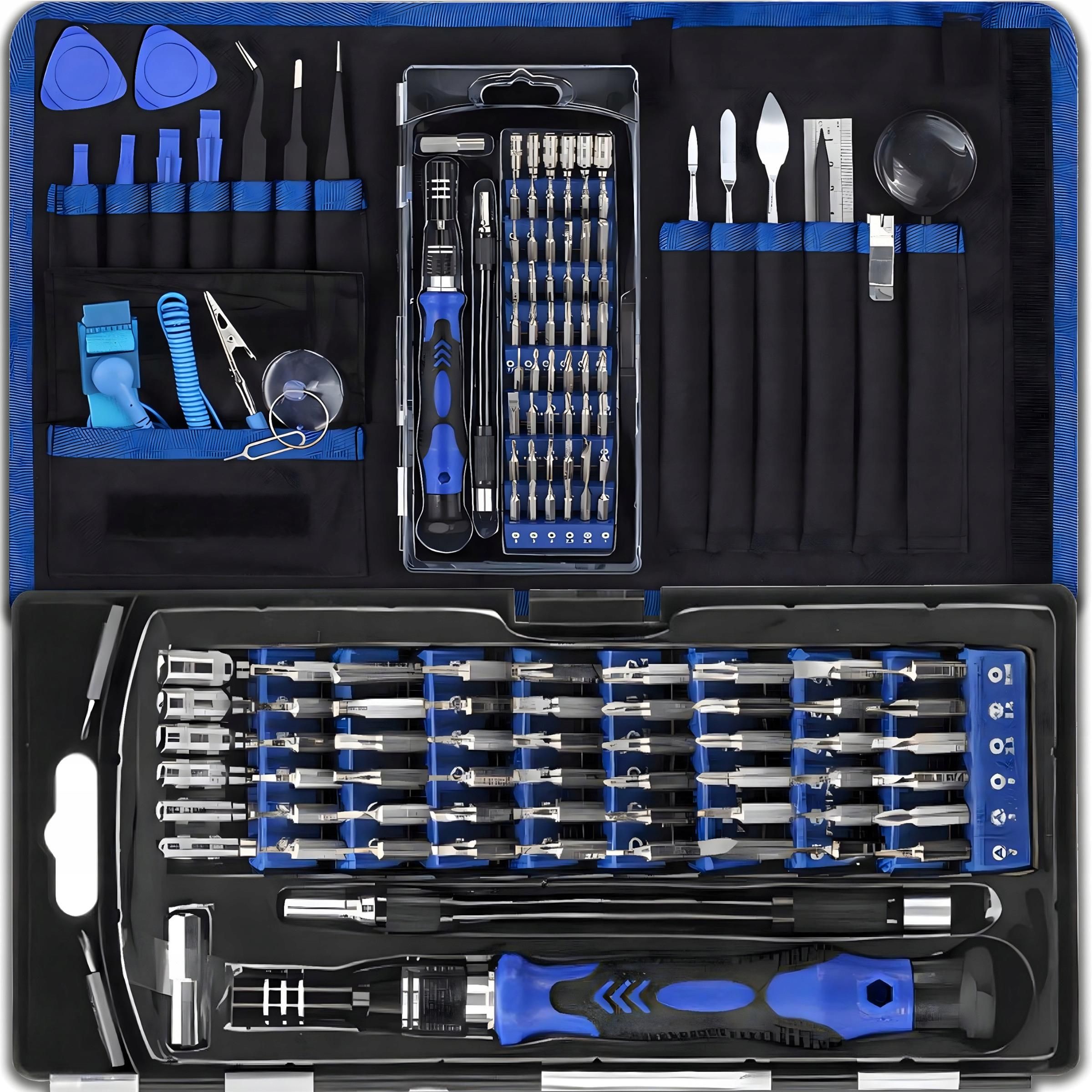 Śrubokręt Retoo Zestaw Wkrętaków Śrubokrętów Bitów Precyzyjne 75 Ele. W ...