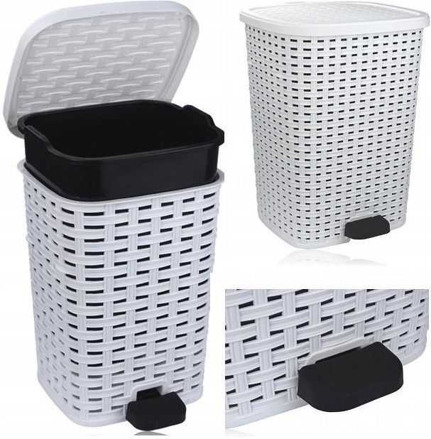 Dunya Kosz Na Śmieci Z Pedałem Ażurowy Biały 26L - Opinie i atrakcyjne ...