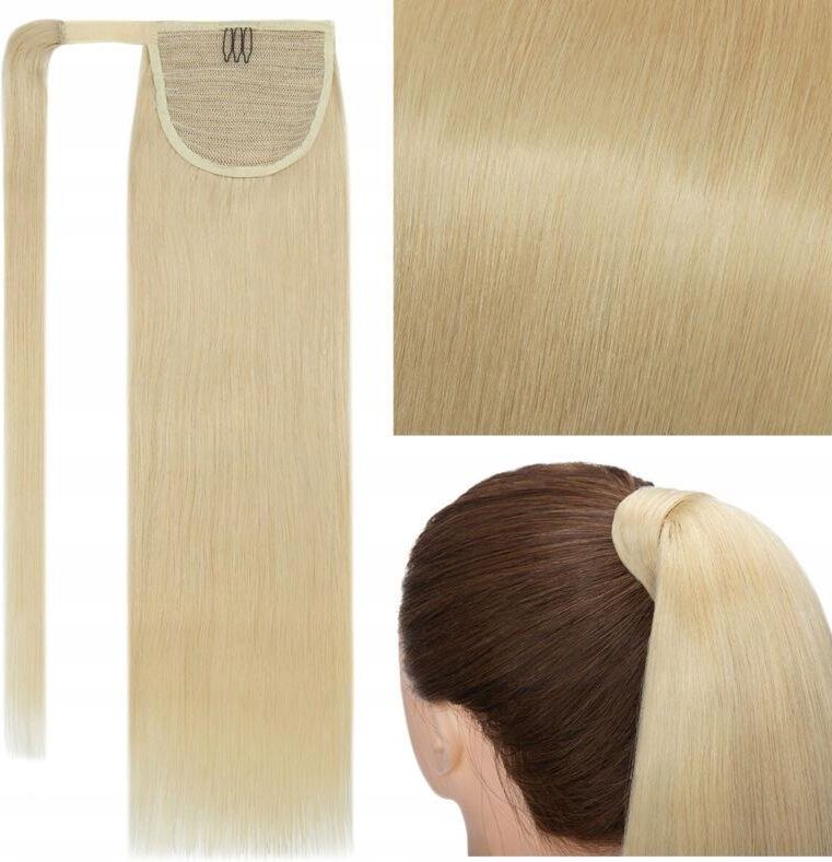 100% Włosy Naturalne Długi Kitka Kucyk Doczepiany - Ceny i opinie ...