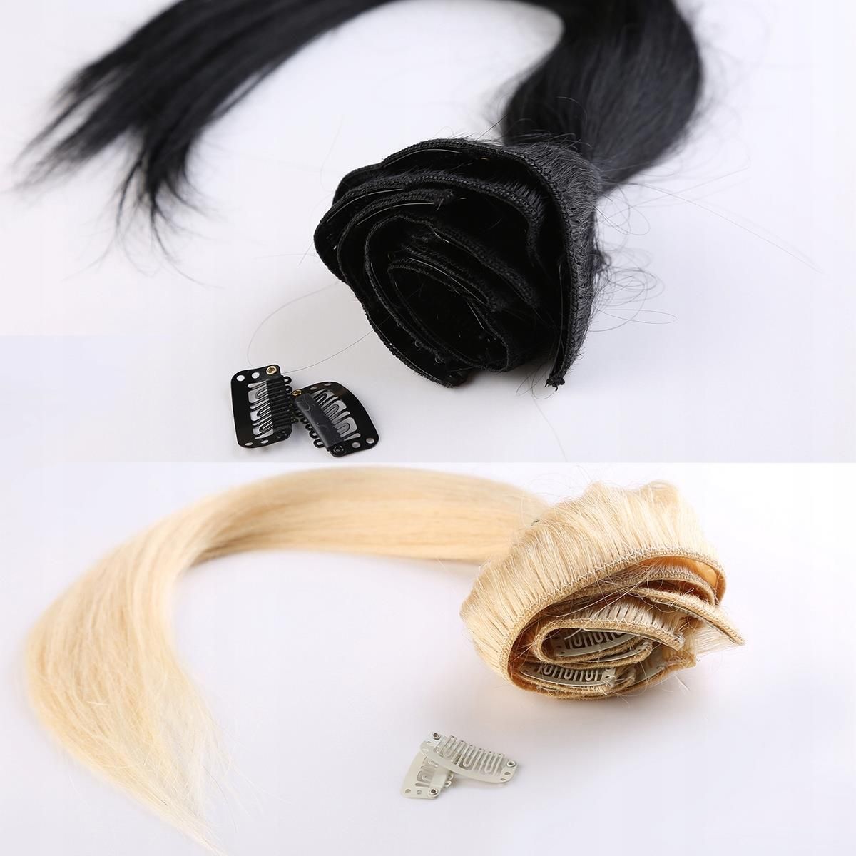Clip In 40Cm Natural Indian Hair Extensions Ombre - Ceny i opinie ...