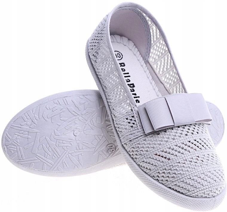 Szare Balerinki Baleriny Tenisówki 13656 29 - Ceny i opinie - Ceneo.pl