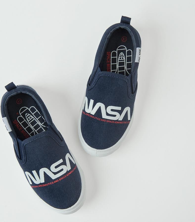 Cool Club, Trampki slip on chłopięce, granatowe, NASA - Ceny i opinie ...