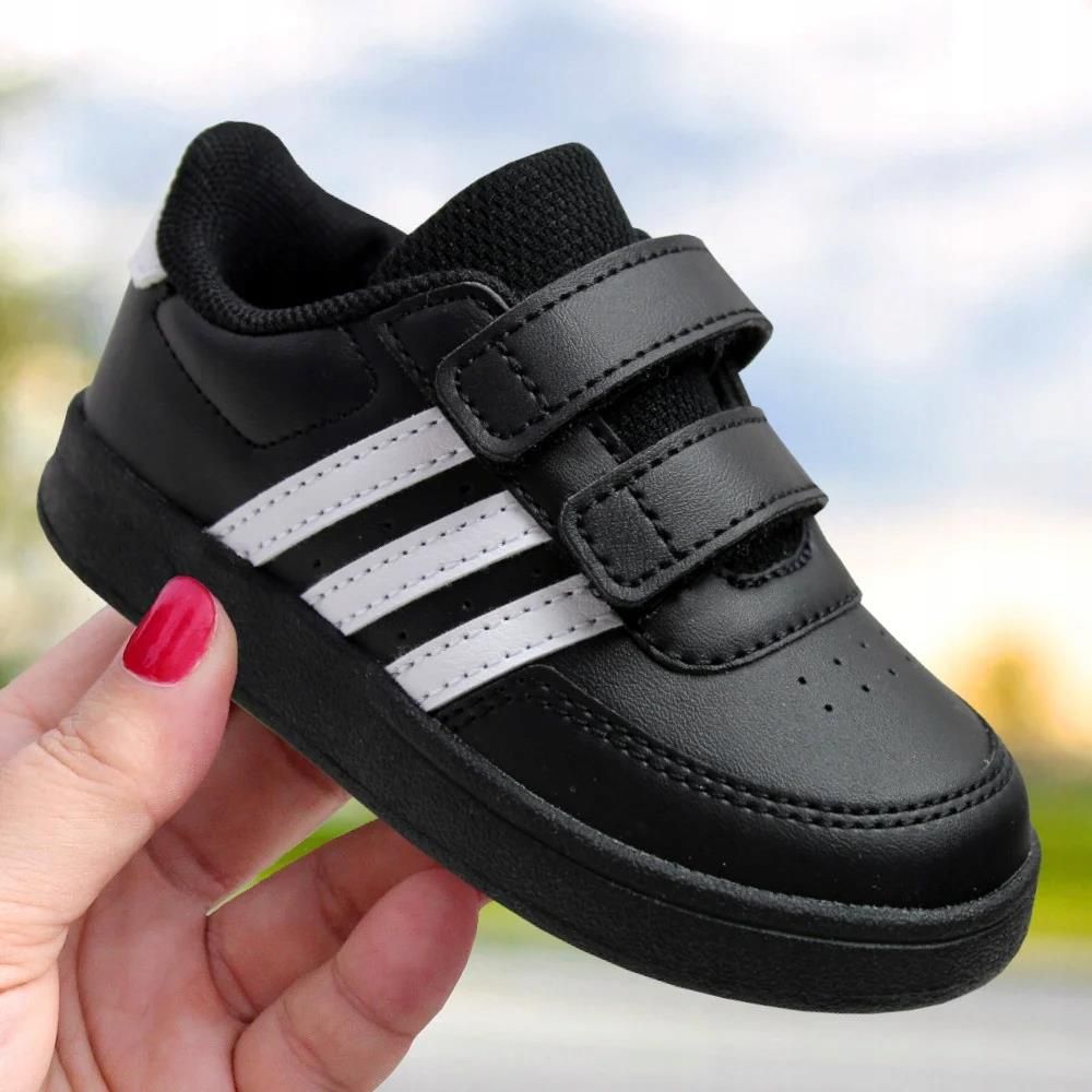 Buty dziecięce dla dziecka czarne na rzepy adidas Breaknet 2.0 Cf ...