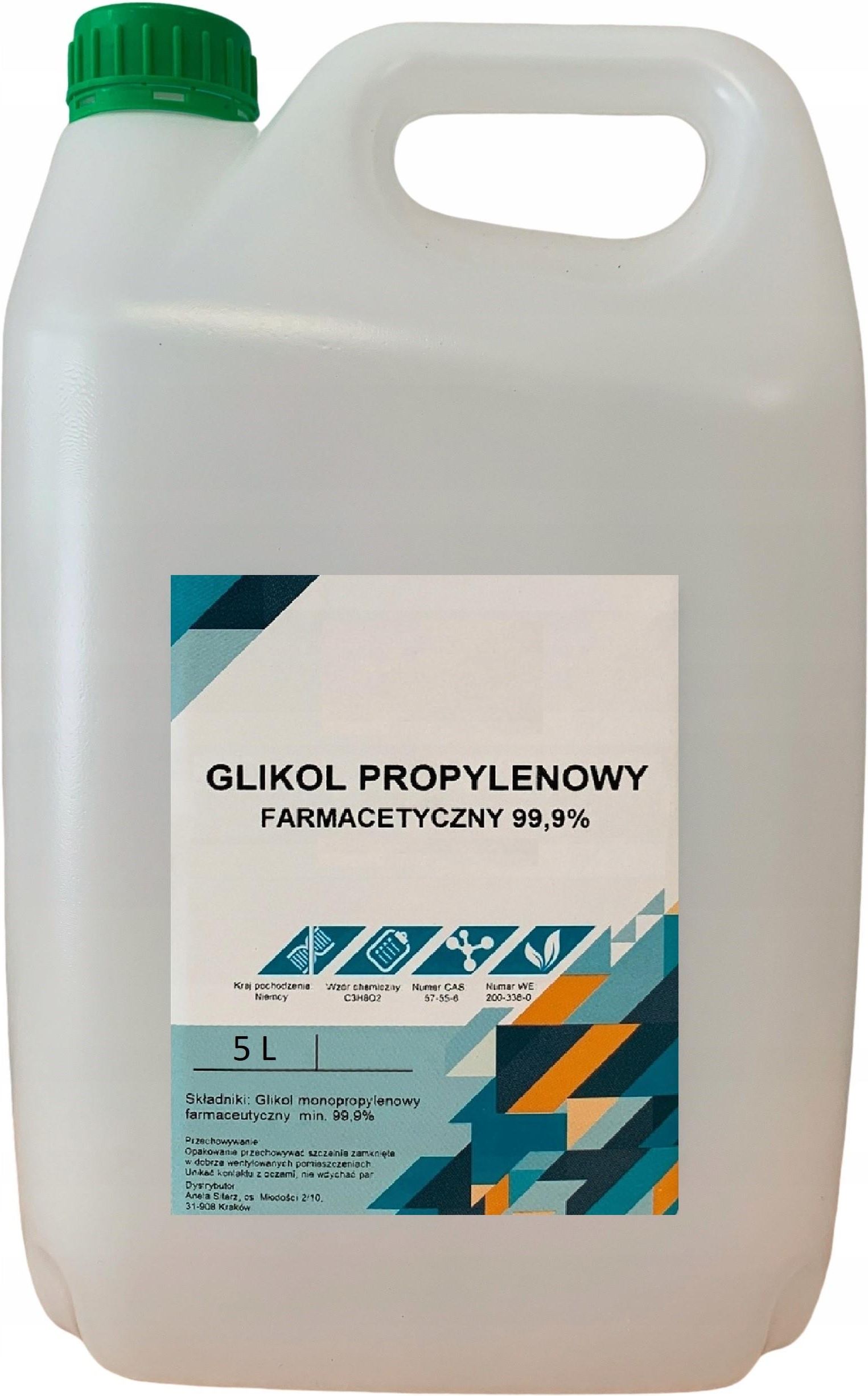 Glikol Propylenowy Farmaceutyczny 99,9% 5L - ceny i opinie - Ceneo.pl
