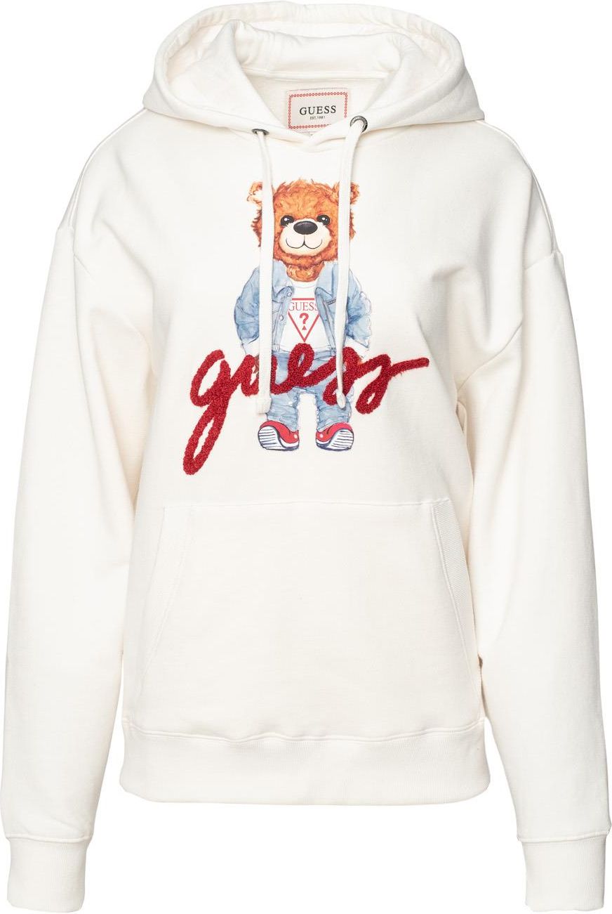 Bluza Guess Eco Max Guess Bear Hoodie M4Rq25Kbj31-G018 – Biały - Ceny i ...