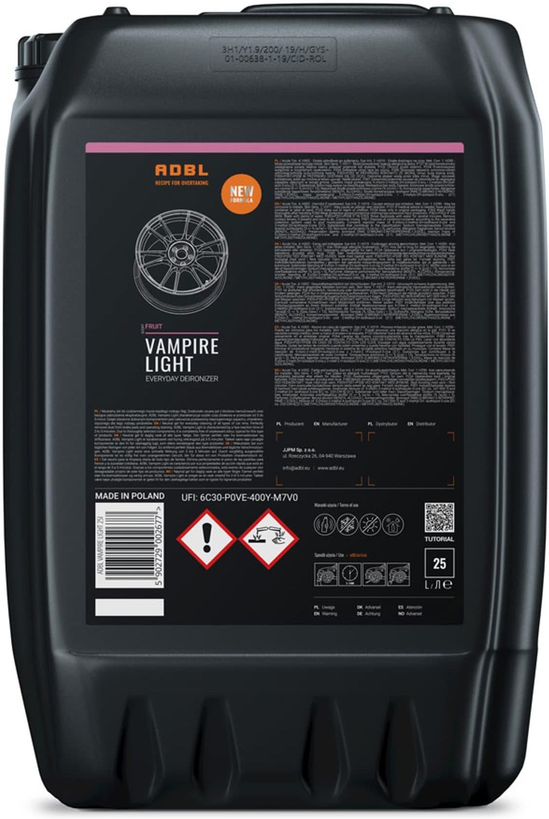 Adbl Vampire Light Żelowy Środek Do Usuwania Zanieczyszczeń ...