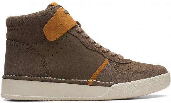 Buty Clarks Craft Cup Mid kolor olive combi suede 26167378 - Ceny i ...