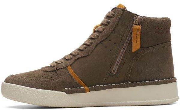 Buty Clarks Craft Cup Mid kolor olive combi suede 26167378 - Ceny i ...