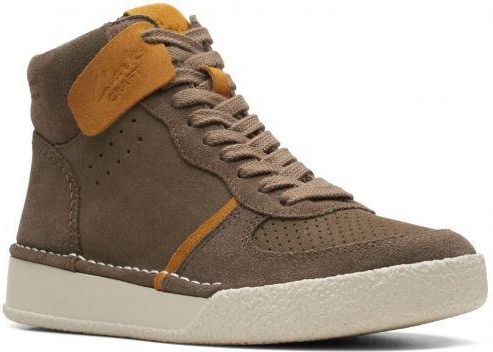 Buty Clarks Craft Cup Mid kolor olive combi suede 26167378 - Ceny i ...