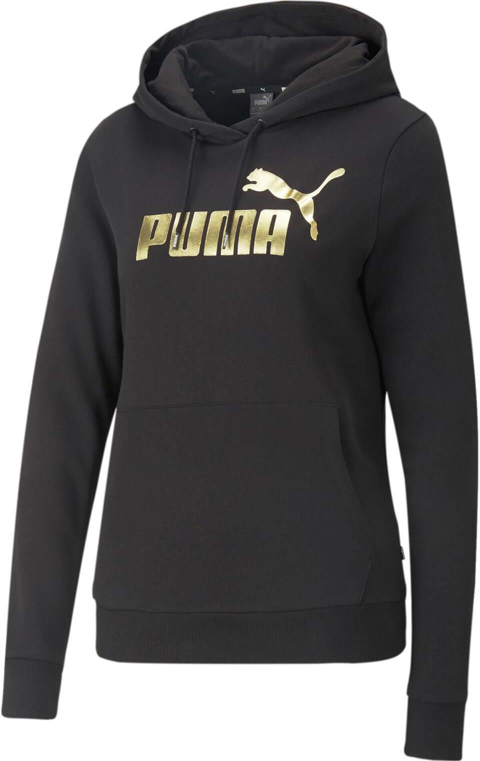 Bluza z kapturem damska Puma ESS+ METALLIC LOGO TR czarna 84909601 - Ceny i opinie - Ceneo.pl