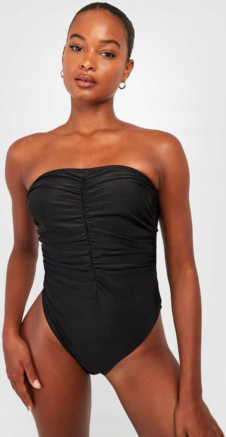 Boohoo Czarny Strój Marszczenie 2ZC Xxh__s - Ceny i opinie - Ceneo.pl