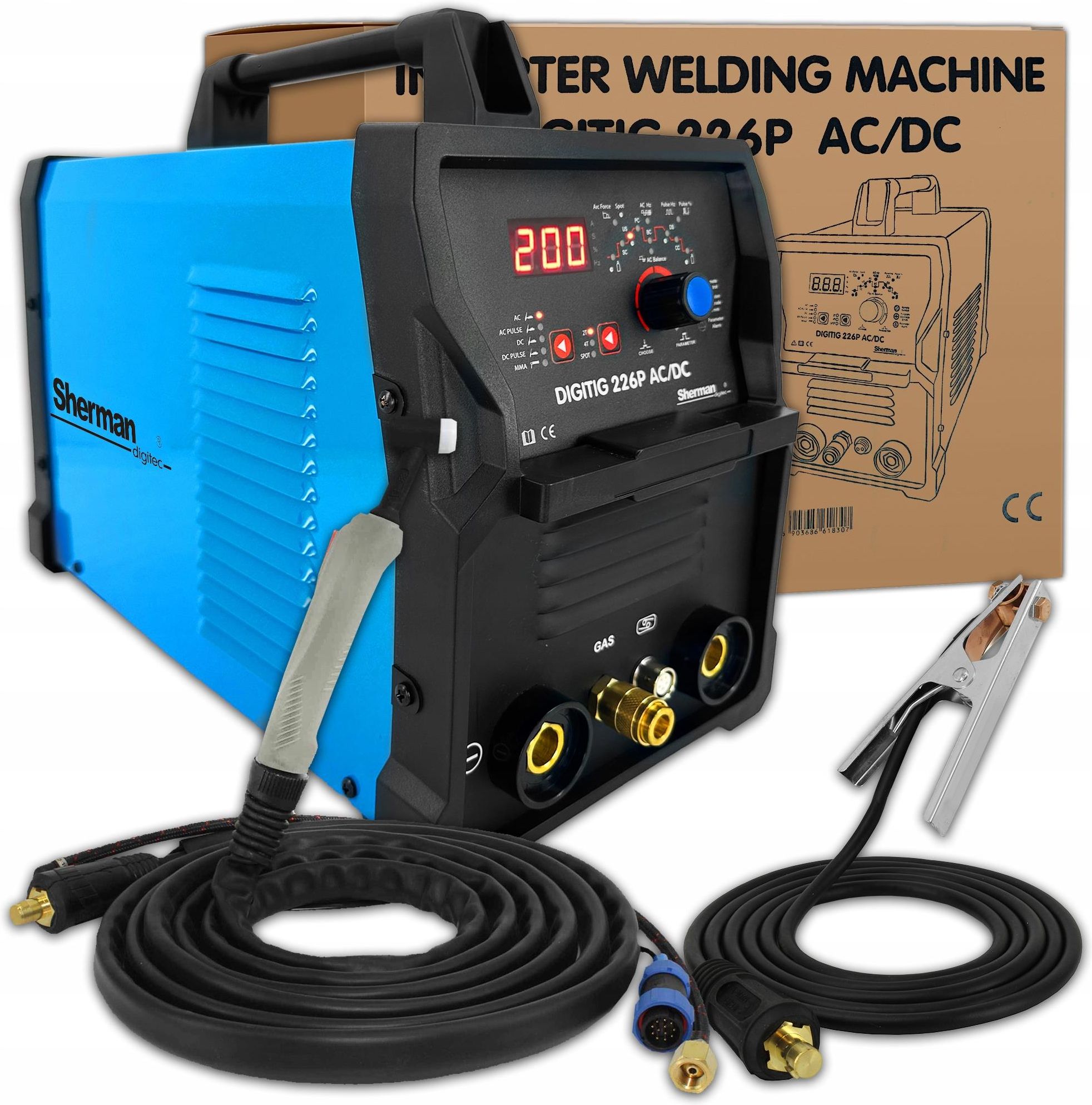 Spawarka Sherman Spawarka Inwertorowa Digitig 226P Ac/Dc Puls - Opinie i ceny na Ceneo.pl