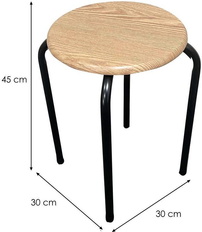 Taboret Dr-N-657 Axel 8269 Czarne/Naturalne - Opinie i atrakcyjne ceny ...