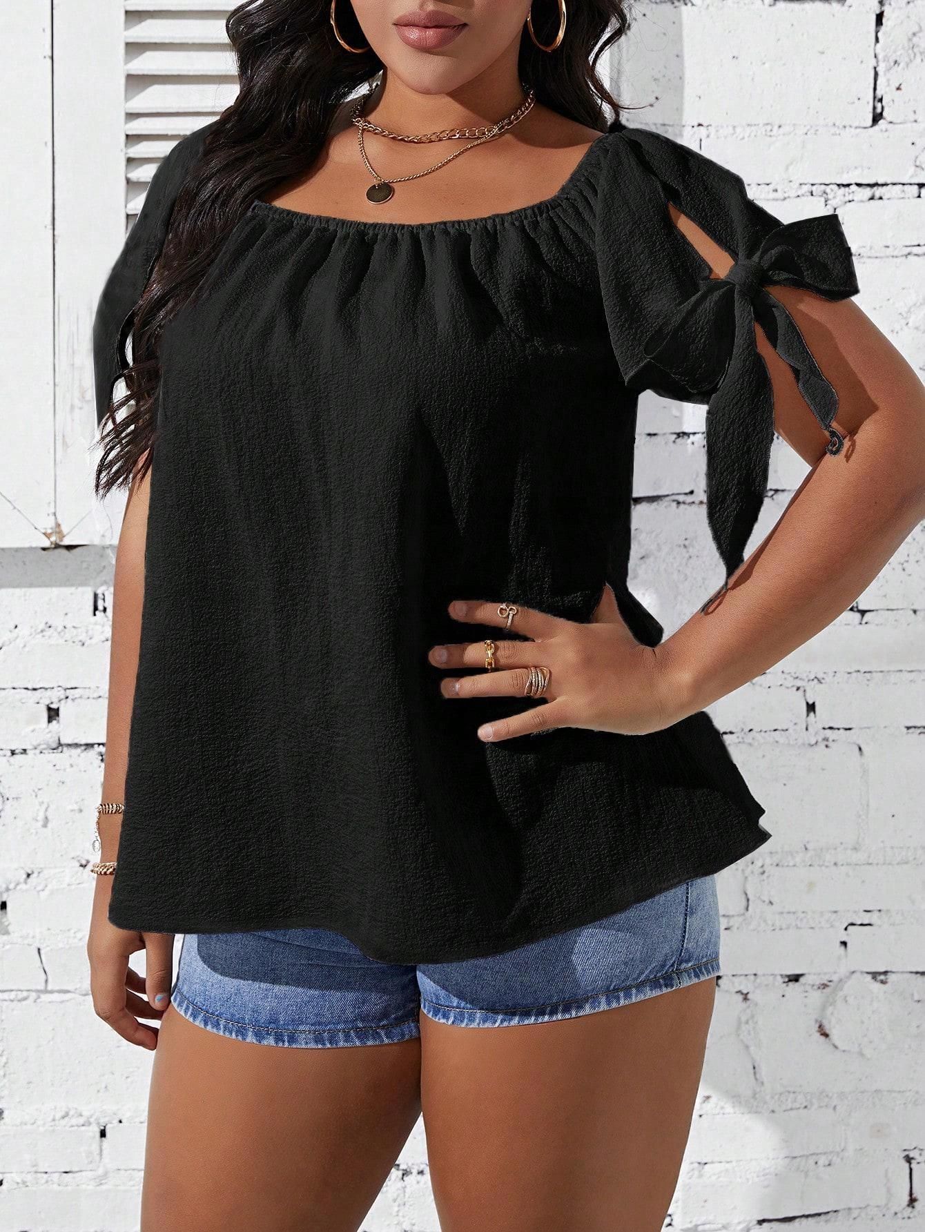 Kokarda Tekstura N57 Xxh__xxl Shein Luźna Bluzka Wiązanie - Ceny i opinie - Ceneo.pl