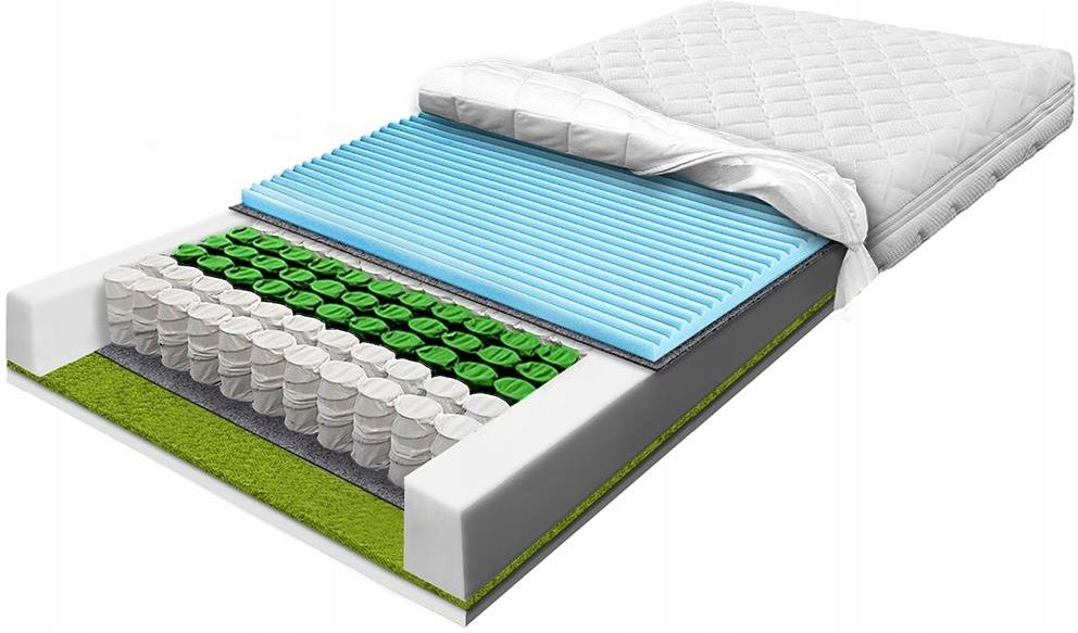 Materac Materace Z Gór Materac Twardy Pocket 100X200 Pianka Masująca Hr ...