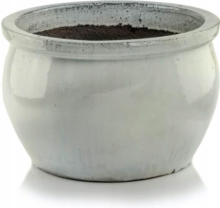 Polnix Donica Szkliwiona Ogrodowa Kremowa 28X16cm 7542328 - Ceny i ...