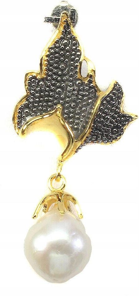 925 Wisiorek srebro perła barokowa naturalna - Ceny i opinie - Ceneo.pl