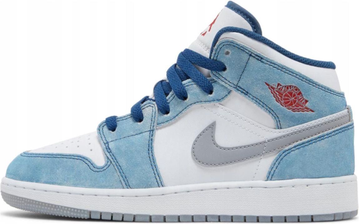 Jordan Air 1 Mid French Blue Light Steel - Ceny i opinie - Ceneo.pl