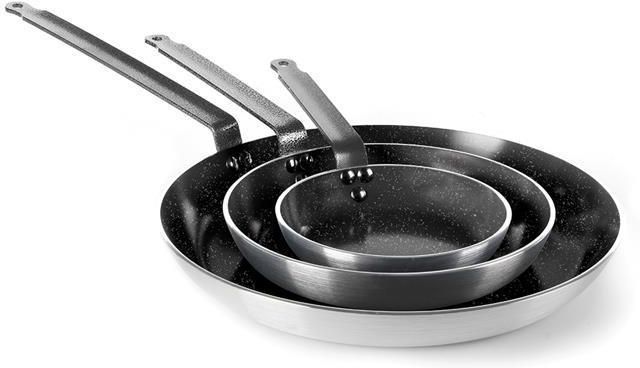 Patelnie Aluminiowe Z Powłoką Nieprzywierającą – „Marble Professional ...