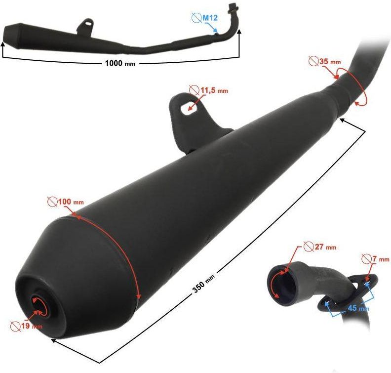 Moretti Tłumik Do Motocykla Barton Cafe Racer - opinie i ceny na Ceneo.pl