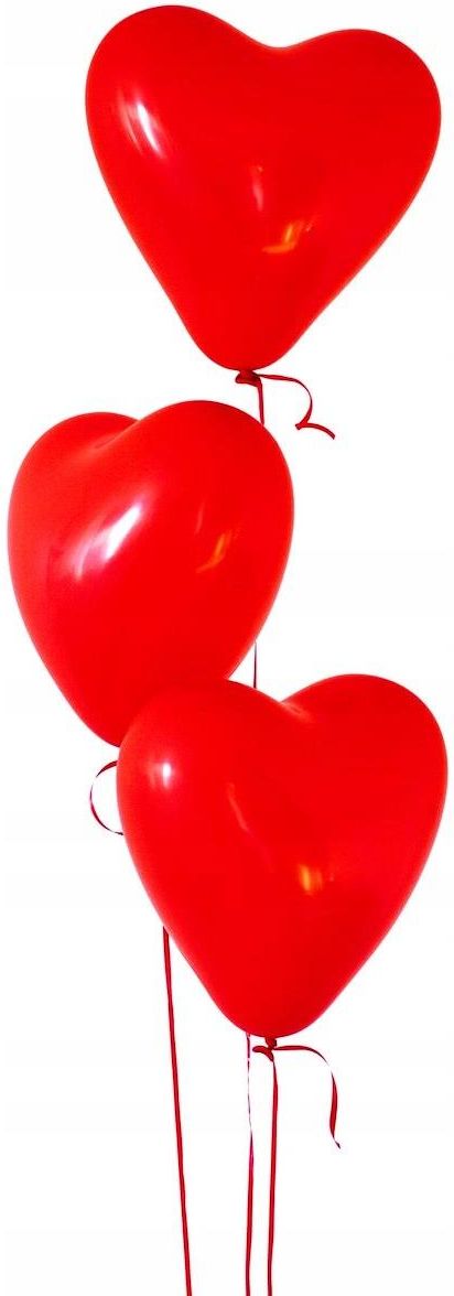 Springos Balony Serca Czerwone Balony Walentynkowe 100 Sztuk - Ceny i ...