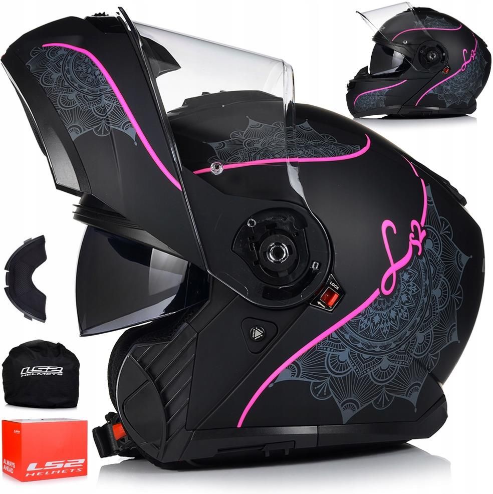 Kask motocyklowy Ls2 Ff908 Strobe Ii Szczękowy System Pinlock + Blenda ...