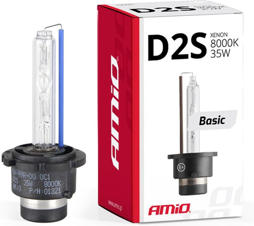 Żarowka samochodowa Amio Żarnik Xenon D2S 8000K Palnik Renault Laguna 2 ...