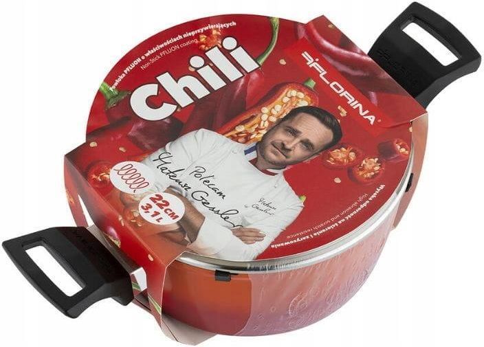 Florina Garnek Aluminiowy Chili 22Cm - Opinie i atrakcyjne ceny na Ceneo.pl