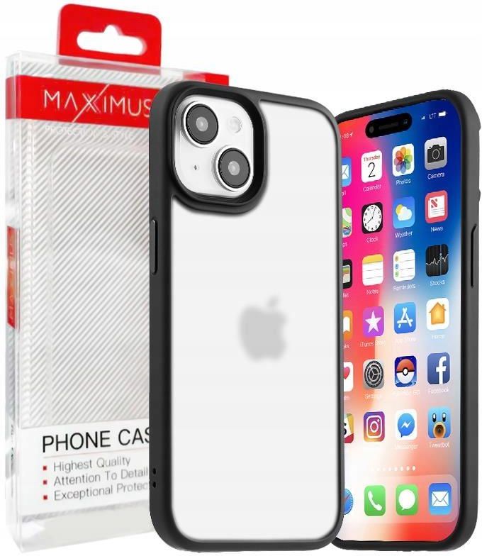 Maxximus Mx Ribbed Cam Iphone 15 Pro Max Black Czarny - Etui na telefon ...