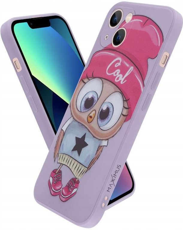 Maxximus Mx Owl Cool Iphone 13 Mini Purple Fioletowy - Etui na telefon ...