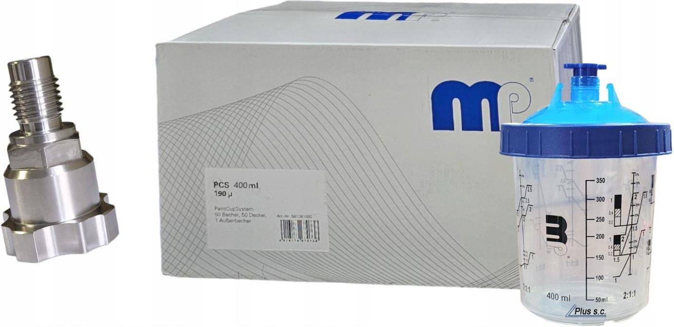 Mipa Mp Kubki Pps+Adapter Sagola 3300G 4100G 4200G - 400Ml 50Szt.190 Um ...