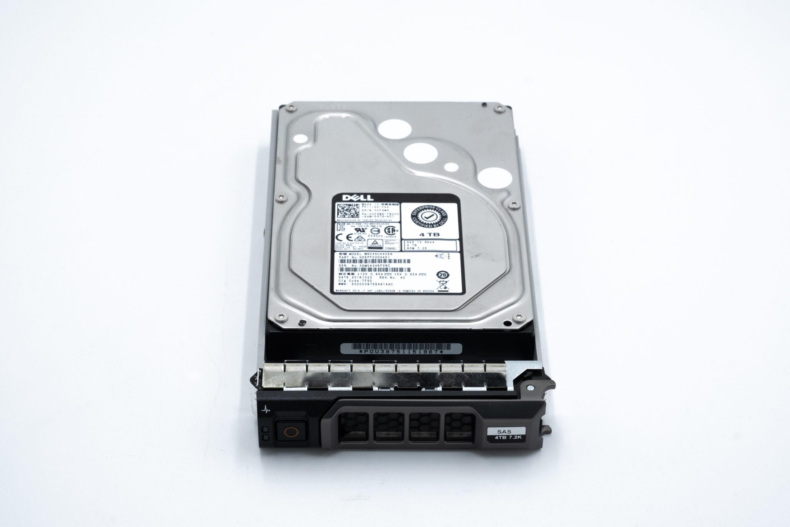 Dysk twardy DELL HDD 4TB 3.5 7.2K 12G SAS - 0F9W8 - Opinie i ceny na ...