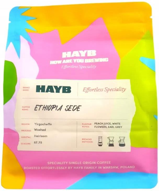 Kawa Hayb Etiopia Sede Ziarnista 250g - Ceny i opinie - Ceneo.pl