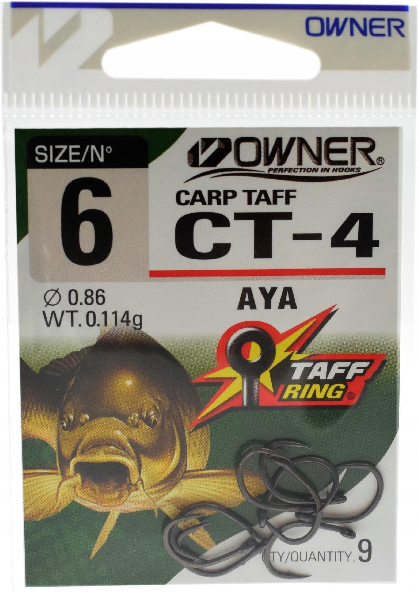Owner Haczyki Karpiowe Carp Taff Ct4 Nr. 6 - Ceny i opinie - Ceneo.pl