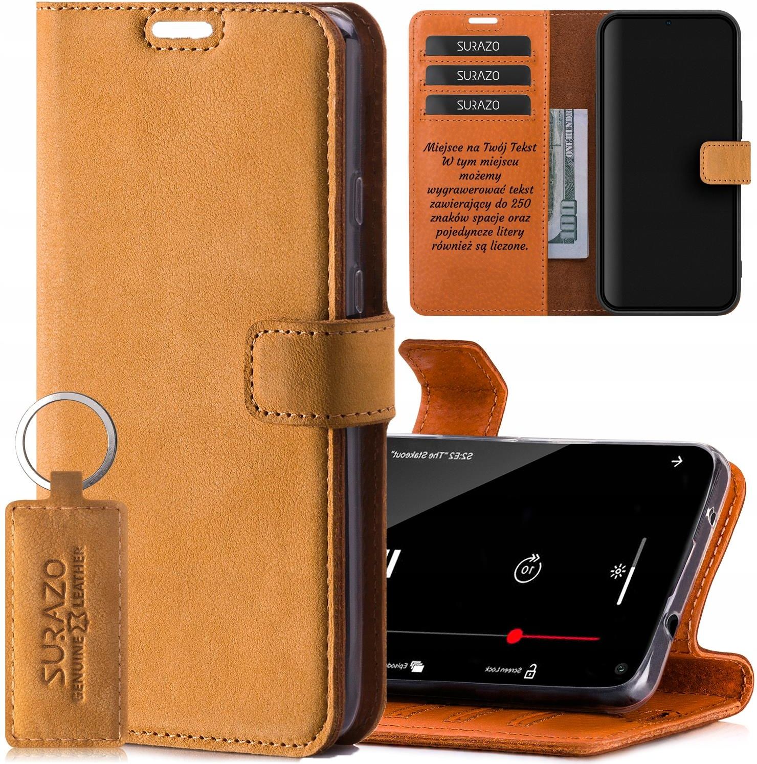 Surazo Skórzane Etui Rfid Grawer Samsung Galaxy S24 Ultra - Etui na ...