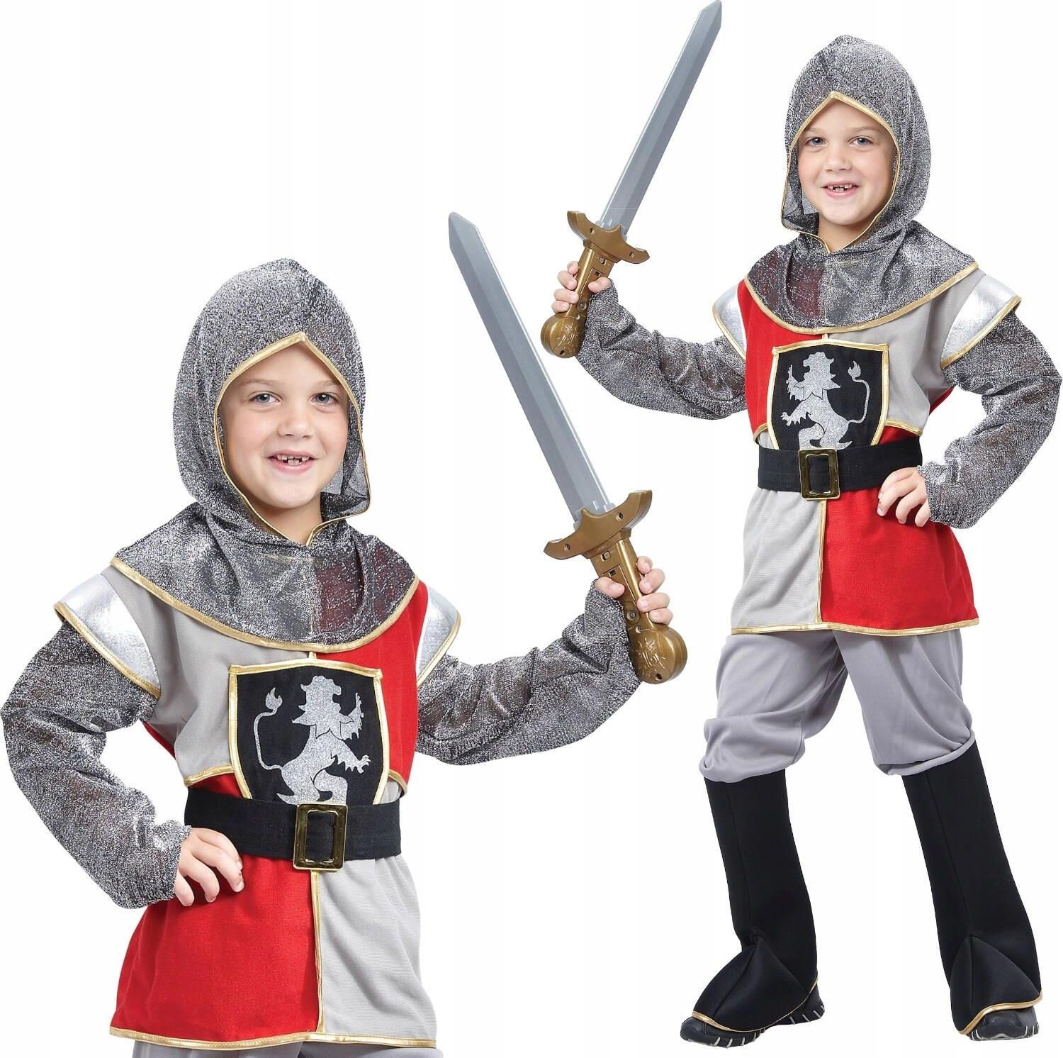 Madej Strój Karnawałowy Rycerz Kostium Przebranie Na Bal Rozmiar S 110 120Cm - Ceny i opinie ...
